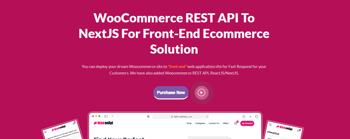 Wooneapi Woocommerce Rest Api Ecommerce Solution